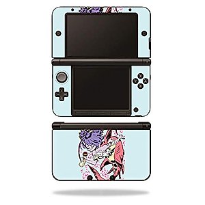 MightySkins Skin Compatible with Nintendo 3DS XL - Evil Mermaid | Protective, Durable, and Unique Vinyl Decal wrap cover | Easy to Apply, Remove, and Change Styles | Made in The USA