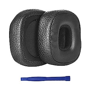 Major 3 Ear Pads, BUTIAO Replacement Memory Foam PU Leather Headphone Earpads Ear Cushion Pad for Marshall Major 3 / Major III Headphones - Black