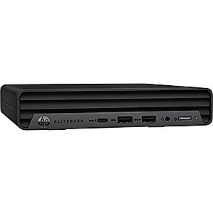 HP EliteDesk 800 G6 Desktop Computer - Intel Core i5 10th Gen i5-10500T Hexa-core (6 Core) 2.30 GHz - 8 GB RAM DDR4 SDRAM - 256 GB SSD - Desktop Mini - Windows 10 Pro - Intel UHD Graphics 630 DDR4 SDR