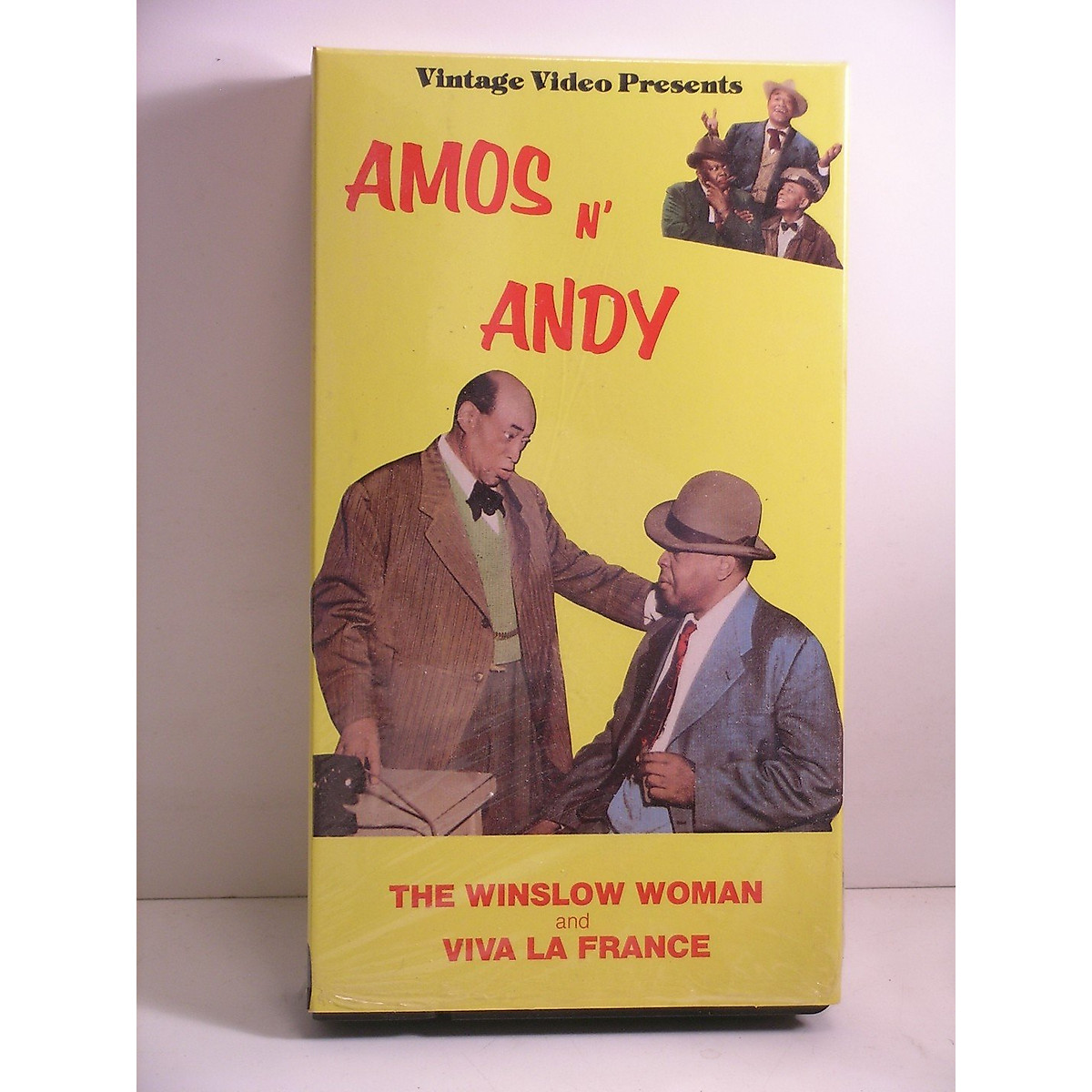 Amos n' Andy TV Show---"Winslow Woman & Viva La France"----VHS Video