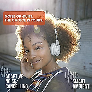 JBL Live 460NC - Wireless On-Ear Noise Cancelling Headphones with Long Battery Life and Voice Assistant Control - Blue (Renewed)