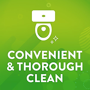 Scrubbing Bubbles Fresh Brush Toilet Bowl Cleaning System Starter Kit, Stain Removing, Citrus Action Scent, Includes: Wand + 4 Refills + 1 Stand