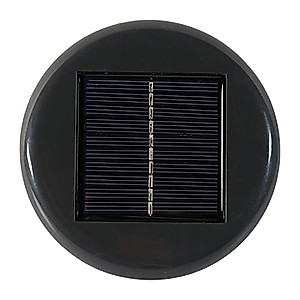 Sunnydaze 9 Foot Outdoor Patio Umbrella with Solar Lights & Tilt/Crank, LED, Awning Stripe