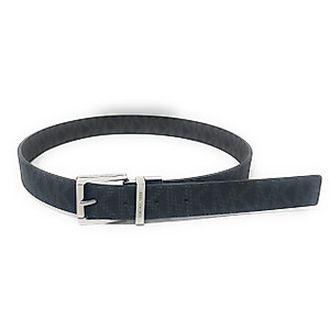 Michael Kors Logo Reversible Belt With Silver Buckle,Black/Brown,Large