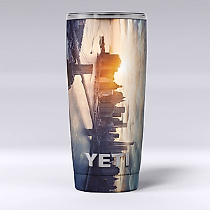 Design Skinz NYC Sunset Eve - Skin Decal Vinyl Wrap Kit Compatible with The Yeti Rambler Cooler Tumbler Cups