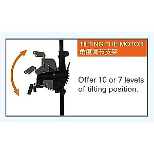 PARKHO HASWING Electric Trolling Motor – 24V 3 HP Power 35.4 Inch Shaft Protruar Brushless Transom Mount Bracket Stepless Speed Control Folding Handle Boat Fishing Saltwater Freshwater 50715