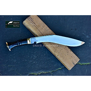 GK&CO. Kukri House Official Issued - Genuine Kukri/Khukuri - 13-inches Blade Service No.1 Highly Polished Knife - Handmade in Nepal…..