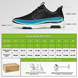 OrthoComfoot Mens's Plantar Fasciitis Driving Shoes, Leather Orthopedic Walking Shoes, Supportive Fashion Sneakers for High Arch Black Size 11
