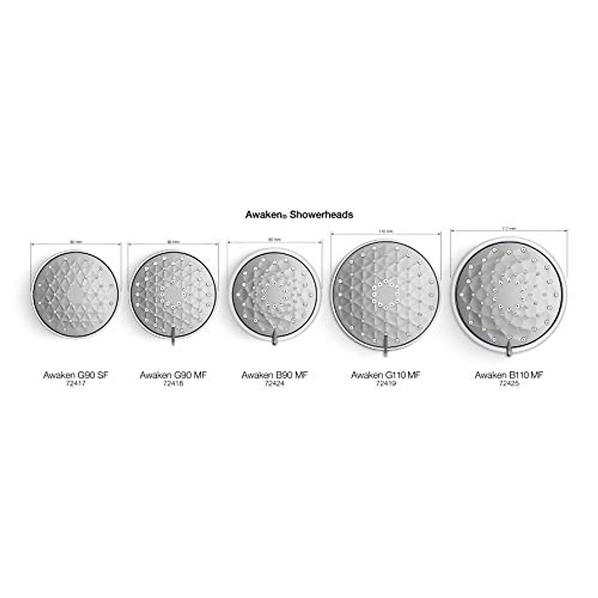 KOHLER K-72418-CP Awaken G90 Multifunction Showerhead, Polished Chrome