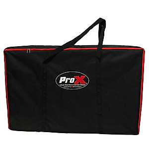 ProX XF-4X3048 DJ FACADE 4x Black Collapse and Go Facade Panels with Carry Bag, Black & White Scrims