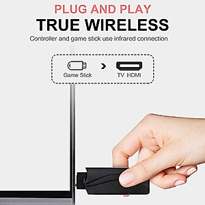 Retro Game Console, 4K HDMI HD Built-in 628 Classic Video Games USB Handheld Retro Gamepad Controller, Home HD Y2 Classic Video TV Game Box Controller