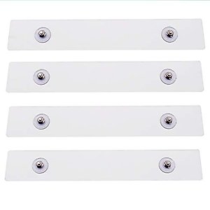 evron Corner Mounting Shelf,Easy to Install Wall Corner Shelf,Set of 2 (Clear Tapes, Shelf not Included)