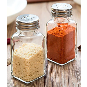 2 PCS Condiment Bottles Salt Shaker Seasoning Organizer Salt And Pepper Shakers Salt Container Kitchen Bottle Canister Set
