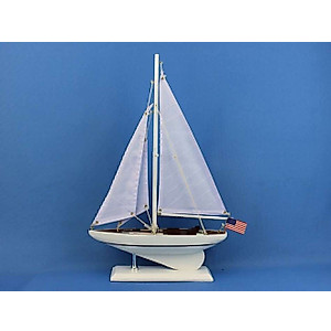 Hampton Nautical Intrepid Sailboat, 16"