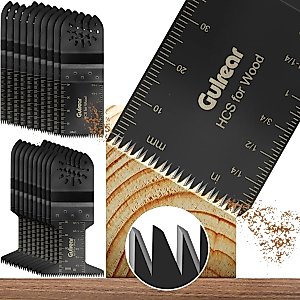 20Pcs Universal Oscillating Tool Oscillating Saw Blades,Oscillating Multitool Blades, Japanese Precision Multi Tool Blades, Fit Fein Multimaster Ryobi Dewalt Milwaukee Rockwell Oscillating Tool Blades