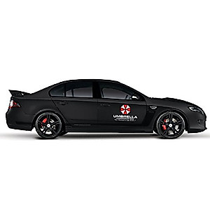 2pcs Umbrella Corporation Sticker Decal Aufkleber 50x36cm Zombie Outbreak Response Team JDM Auto Laptop Domo Kun