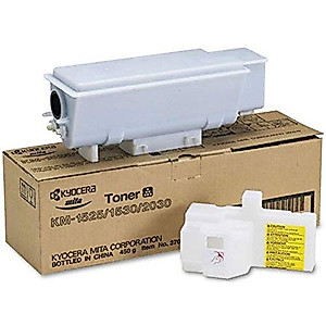 Kyocera 37028011 Black Toner Cartridge For use with Kyocera KM-1525, KM-1530, KM-1570, KM-2030 and KM-2070 Printers; Up to 11000 Pages Yield Based On @ 5% Coverage