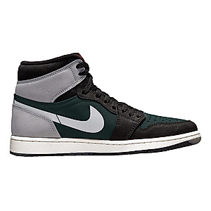 Jordan Men's 1 Retro High Element Black/Chile Red-Particle Grey (DB2889 001) - 11