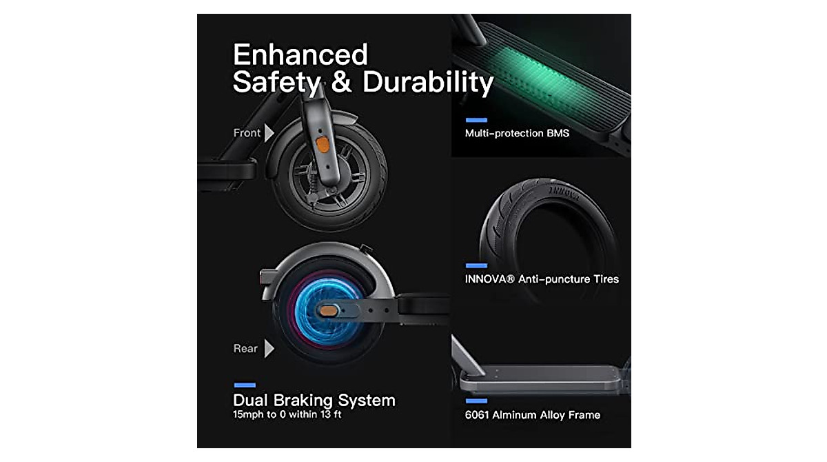 Blutron One Plus S65 Electric Scooter - 20 MPH Speed
