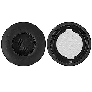 Geekria QuickFit Protein Leather Replacement Ear Pads for JBL E35, E45bt, E45, C45BT Headphones Ear Cushions, Headset Earpads, Ear Cups Repair Parts (Black)