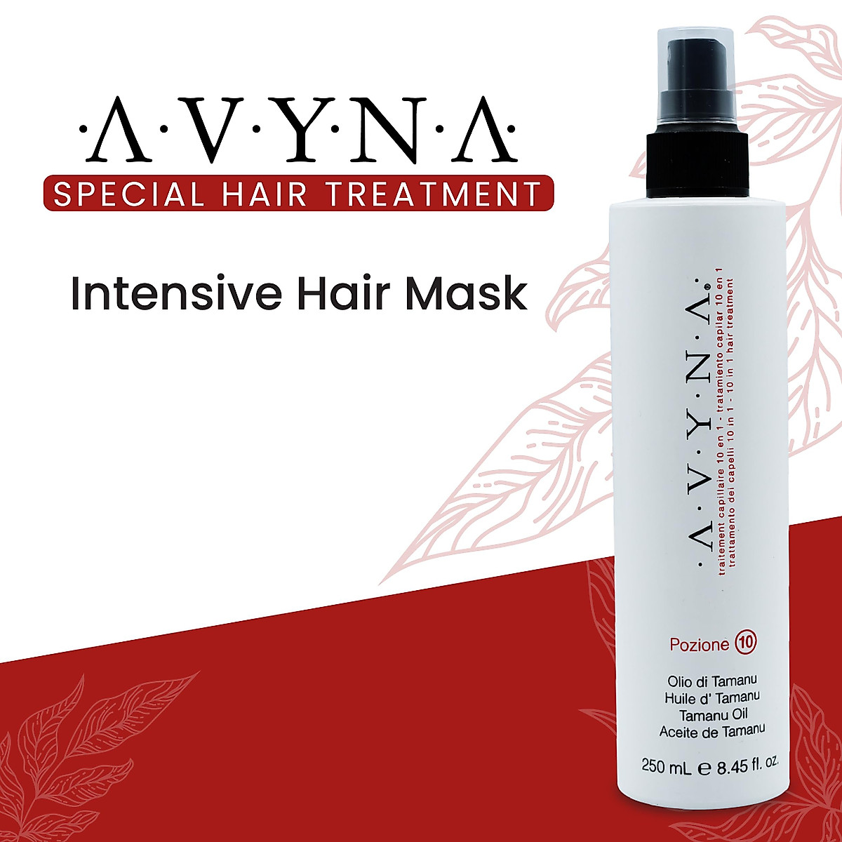 Avyna Pozione 10 Leave In Spray Hair Conditioner Treatment