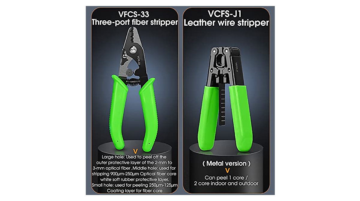 YICIZOL Visual Fault Locator,Optic Fiber Power Meter with FC,SC Connector, Optic Fiber Cleaver ...