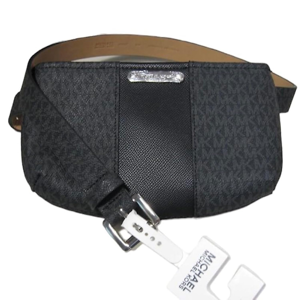 Michael Kors Women's Belt Bag, Waist Fanny Pack, Black, Large/Extra Large