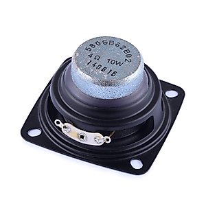 Cylewet 2Pcs 2inch 4Ohm 10W Full Range Audio Speaker Stereo Woofer Loudspeaker for Arduino (Pack of 2) CYT1116