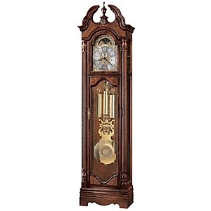 Howard Miller 540035 Porco Clock, Windsor Cherry