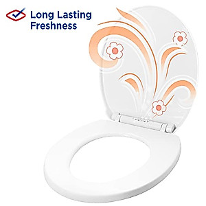 Clorox Stay Fresh Pods - Tropic Breeze Air Freshener and Odor Eliminator for Stay Fresh Toilet Seat, Orange, 4-Piece