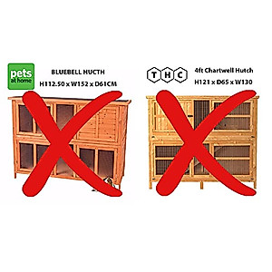 BUNNY BUSINESS Universal Double Hutch Cover, 48-Inch