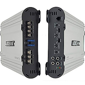 Audiobank Monoblock 1600 WATTS Amp Class AB Car Audio Stereo Amplifier P1601 Heavy-Duty Aluminum Alloy Heatsink, Class A-B Operation Remote On/Off Circuit