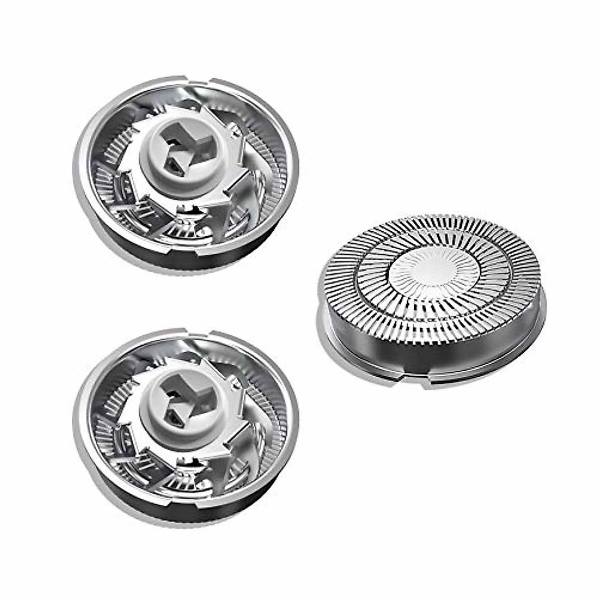 Replacement heads for electric shavers,Waterproof Replacement Blades for Mens Shaver,3-Pack