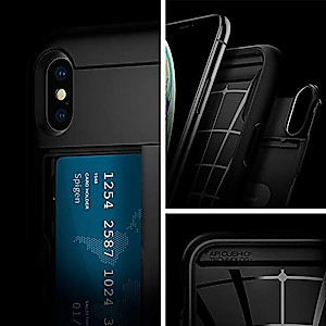 Spigen Slim Armor CS Designed for iPhone Xs Case (2018) - Black