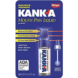 Kank-A Mouth Pain Liquid Professional Strength 0.33 Ounce, 1 pack