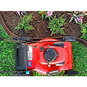 EcoBorder Brown Recycled Rubber 4ft Lawn Edging (6pc Box)