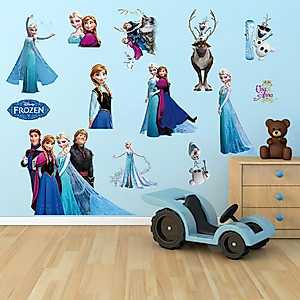 Frozen Wall Sticker Children's Cartoon Bedroom Background Wall Decoration Self-Adhesive Wall Sticker PVC