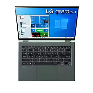 LG-LCD-Laptop 14" 2-in-1 WUXGA (1920x1200) IPS Touch-Display, 16GB-Ram, 1TB SSD, DCI-P3 99%, Lightweight (2.8lbs) Green