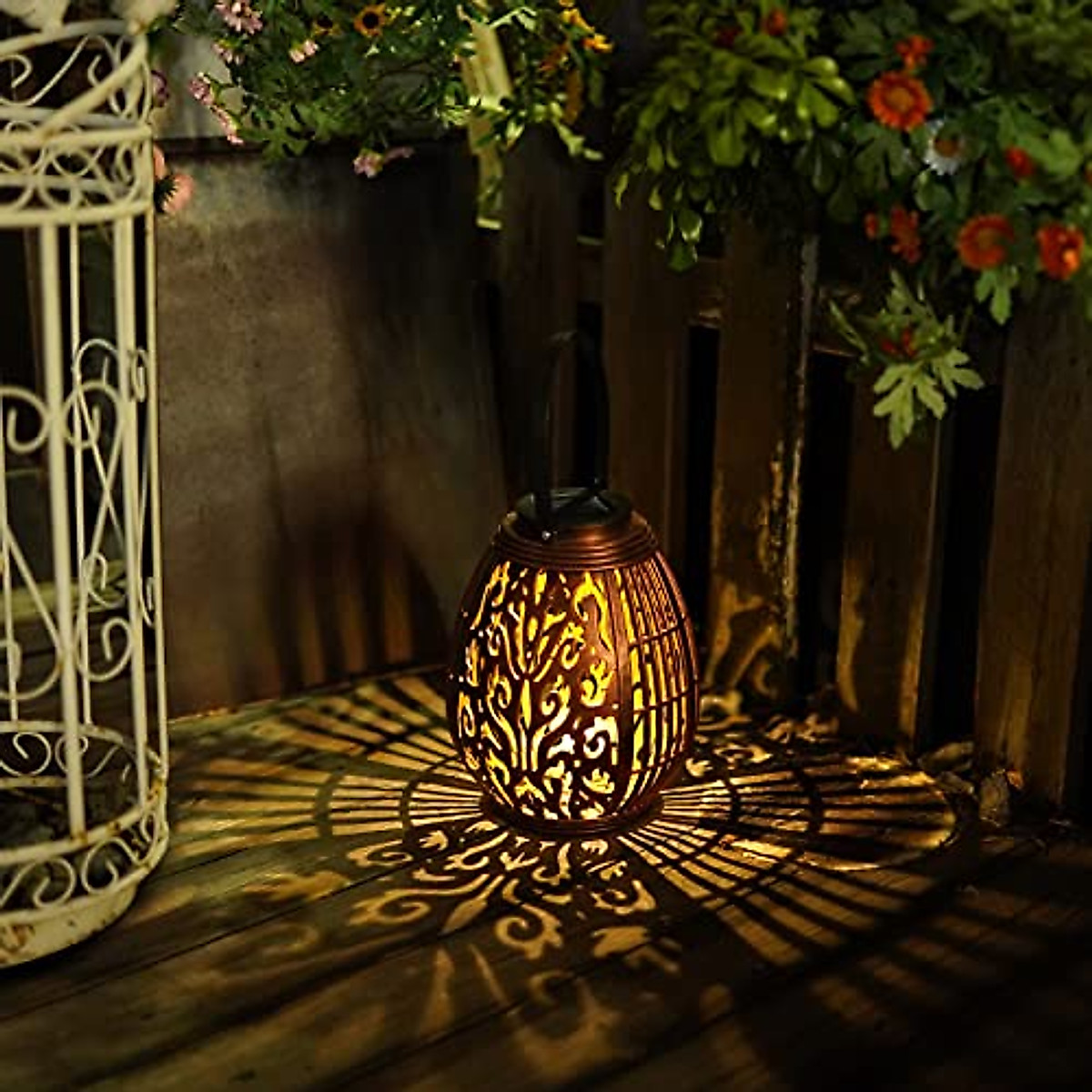 TAKE ME Unique Solar Lantern,Outdoor Garden Hanging LED Light,Waterproof LED for Table,Outdoor,Party