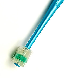 H&H Pets 360-Degree Bristle Toothbrush for Dogs and Cats - Super Soft Nylon bristles Tooth Brush, Puppy Supplies, Dog Brush Set, Pet Supplies Dog Grooming Kit Eco-Friendly (8-Count Pack)