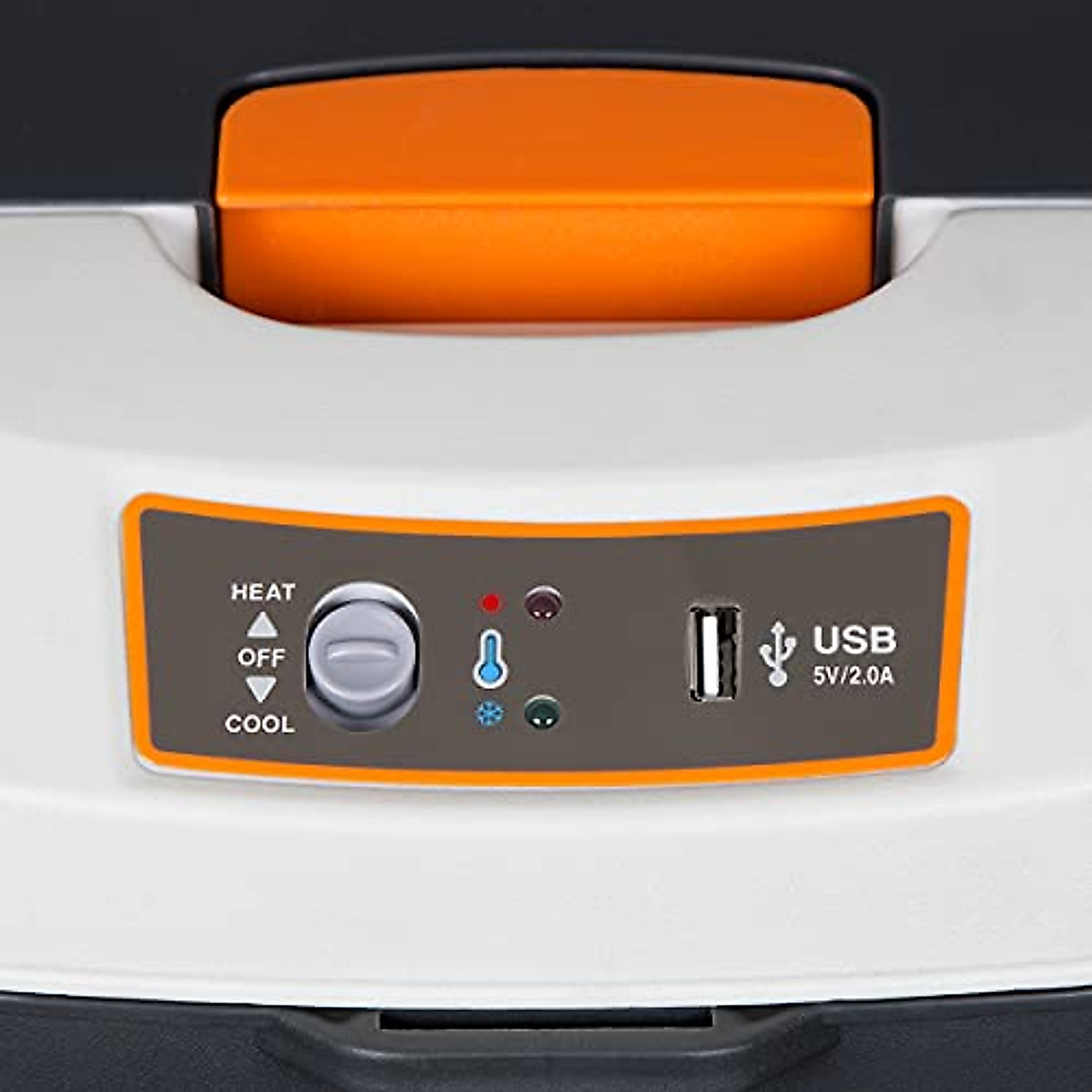 United Pacific 99121 Portable 10Qt/9.5L Thermoelectric Top Loader Cooler, Electric Plug-in Cooler & Warmer for Food & Drinks, 12V DC, 110VAC - 1 Unit