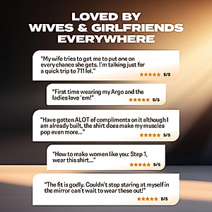 The Argo Ultra Soft Long Sleeve T-Shirt for Men Cotton - Order a Size Up, Black/XL