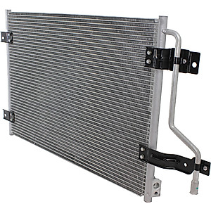Kool-Vue A/C Condenser Compatible with 1998-2002 Dodge Ram 2500, Fits 1998-2002 Dodge Ram 3500 5.9L Diesel Engine Old Body Style