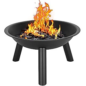 LDCHNH 22inch Reusable Campfire Pot Portable Outdoor Garden Easy Lighting Fire Pits Travel Camping Tank Heating Fire Box Home Uesd