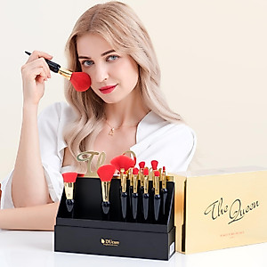 DUcare Makeup Brushes 12Pcs The Queen Series Makeup Brush set Premium Gifts Kabuki Foundation Blending Face Powder Blush Concealers Eye Shadows Brushes