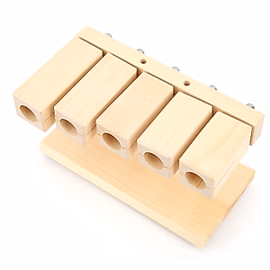 5 Tones Wood Percussion Block Musical Instrument Timber Drum Rhythm Maple Blocks for National Opera Music