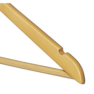 Whitmor GRADE A Natural Wood Suit Hangers (Set of 16)