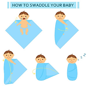 Remerry 8 Pcs Receiving Blanket, 30 x 40 Inch Hospital Blankets 100% Cotton Flannel Soft Warm Swaddle Blankets for Unisex Girl Boy Baby Newborn, Swaddle Newborn Wrap Flannel Receiving Blankets