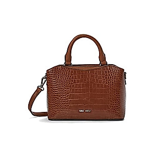 Nine West Elona Mini Satchel Crossbody Saddle Tan One Size