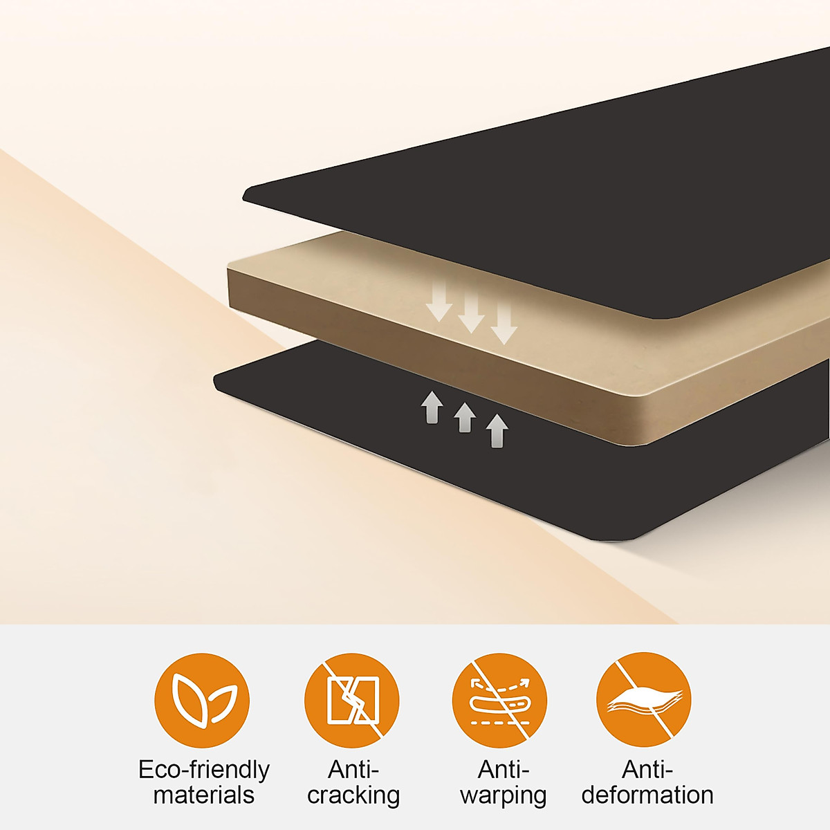 BARNER HOME 72"(Double 36") x 84" Sliding Barn Door, MDF, with Waterproof Surfac, DIY Assemble, Pre-drilled Barn Door Slab with Installation Hardware Kit, Black